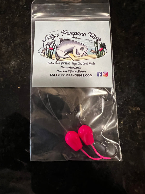 Low Profile Double Drop Rig – Salty's Pompano Rigs